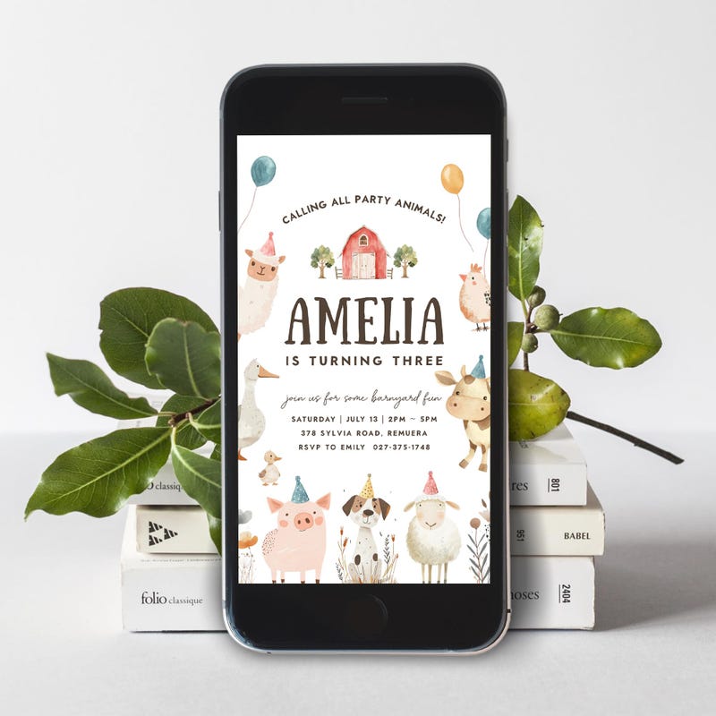 Farm Mobile Animals - Etsy