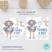 Editable Robot Favor Tags, Robot Birthday Gift Tags, Birthday Sticker ...