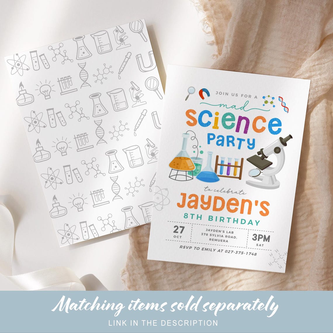 Editable Scientist Check-in Sign & ID Badge Set, Printable Scientist ...