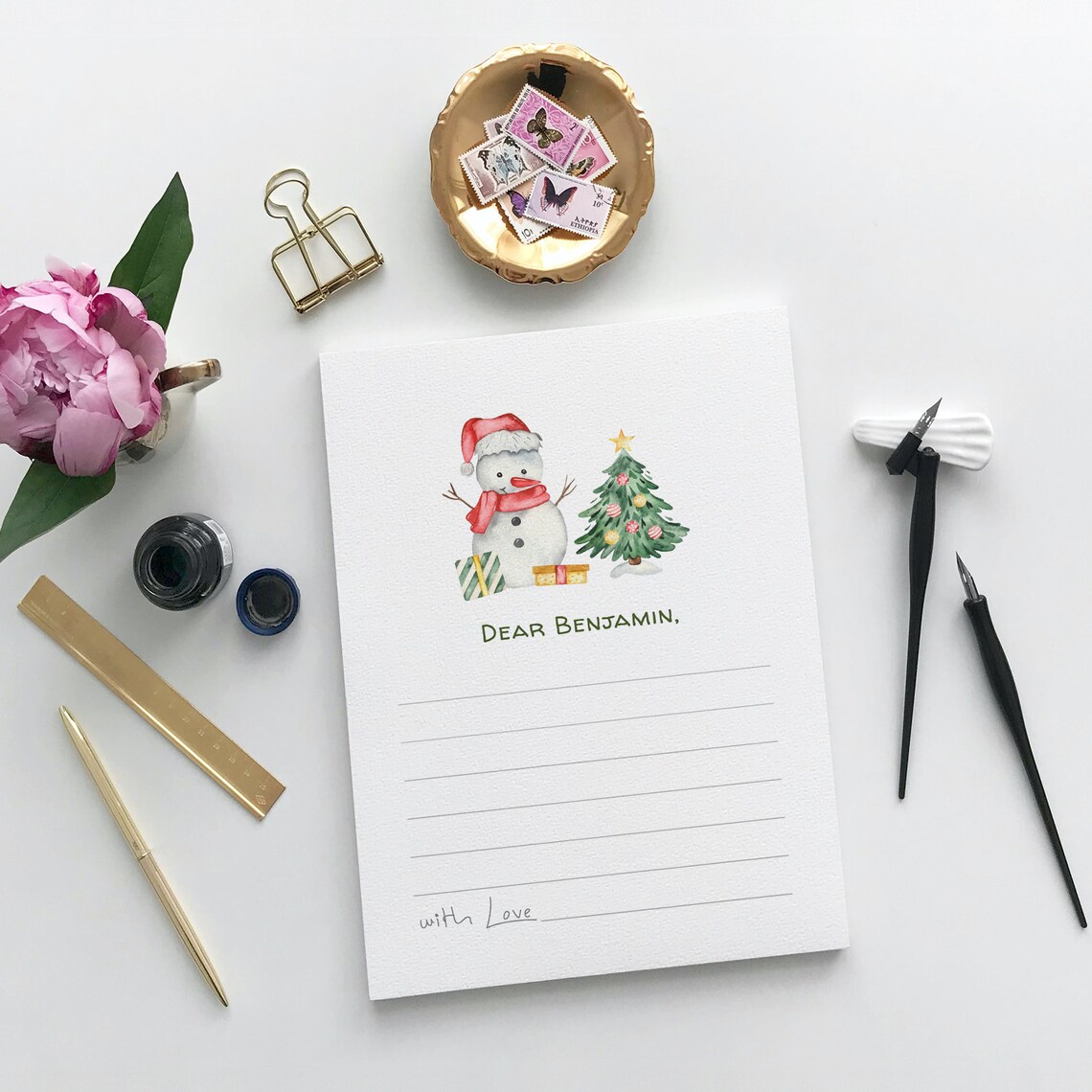 Editable Snowman Time Capsule Sign Snowman Message Cards - Etsy