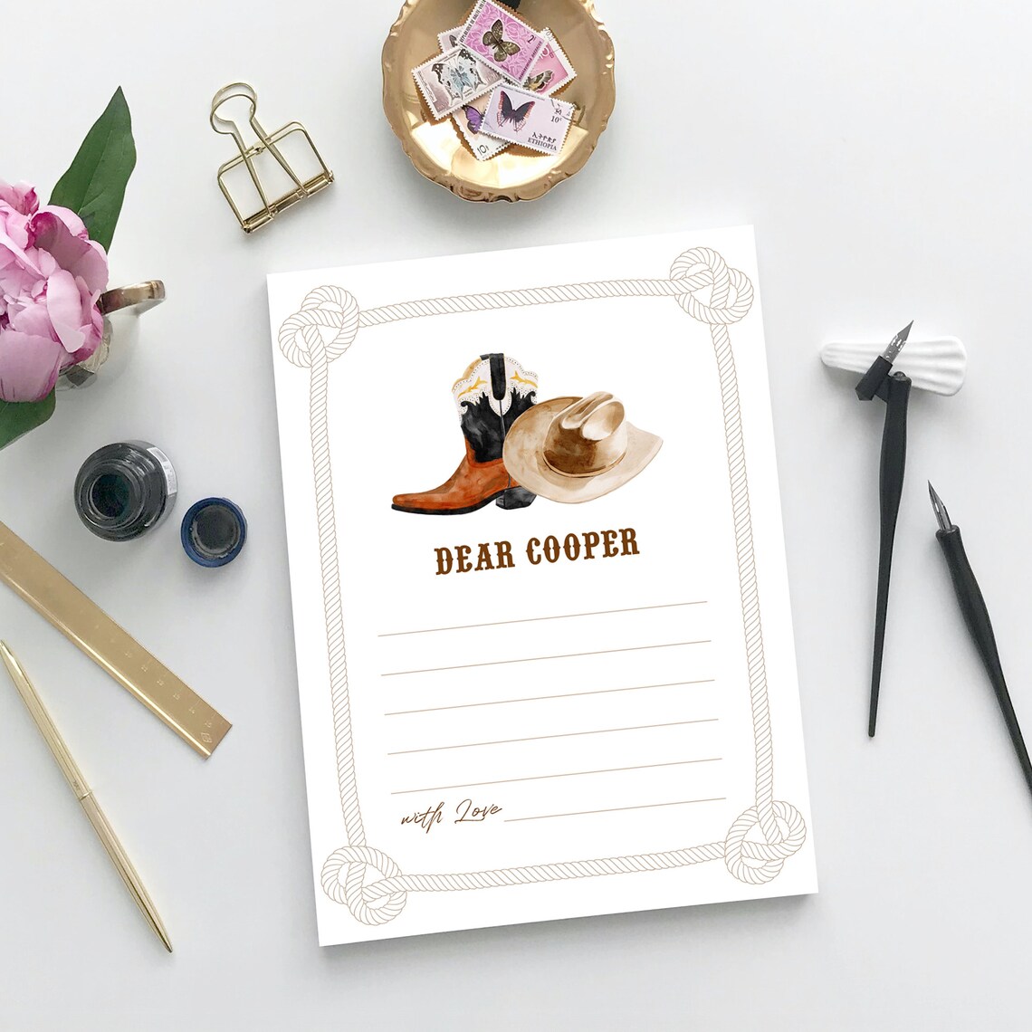 Editable Cowboy Time Capsule Sign, Wild West Message Cards, My First ...