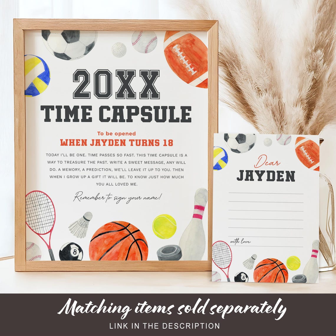 Sports Theme Birthday Monthly Photo Banner, Sports Party Milestone ...