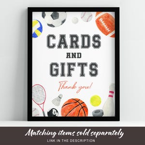 Sports Theme Birthday Favor Tags, All Star Party Gift Tags, Boy ...