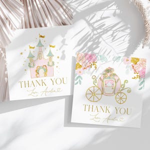Princess Birthday Favor Tags, Magical Day Party Gift Tags, Girl ...