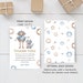 Editable Robot Party Thank You Card, Robot Birthday Thank You Note ...