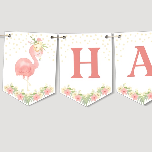 Flamingo Banner - Etsy