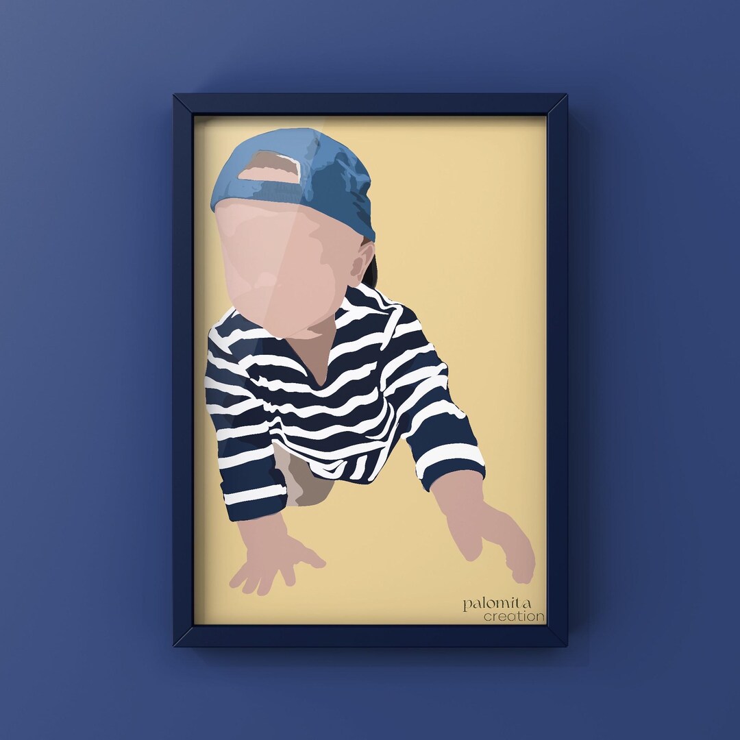 Simple Digital Illustration ART - Etsy