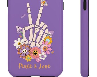 Skeleton Love Phone Case - Etsy