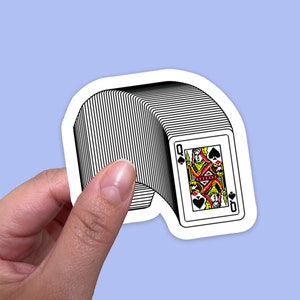 Solitaire Cards Sticker - Etsy