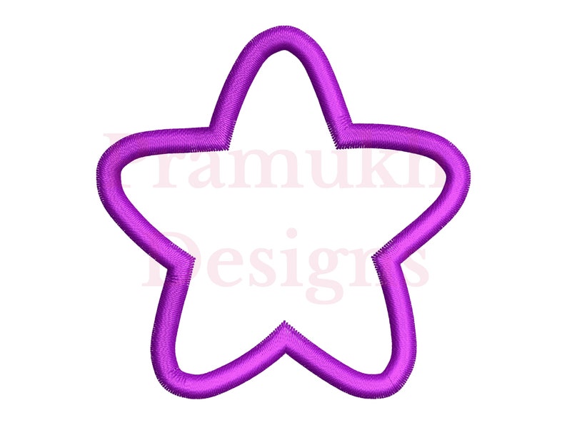Star Applique Design. Star Embroidery Design. Embroidery Applique Star ...