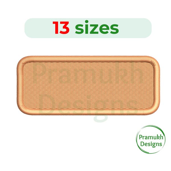 Name Badge Rectangle - Etsy