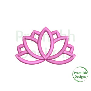 Lotus Flower Applique Embroidery Design. Machine Embroidery Design ...