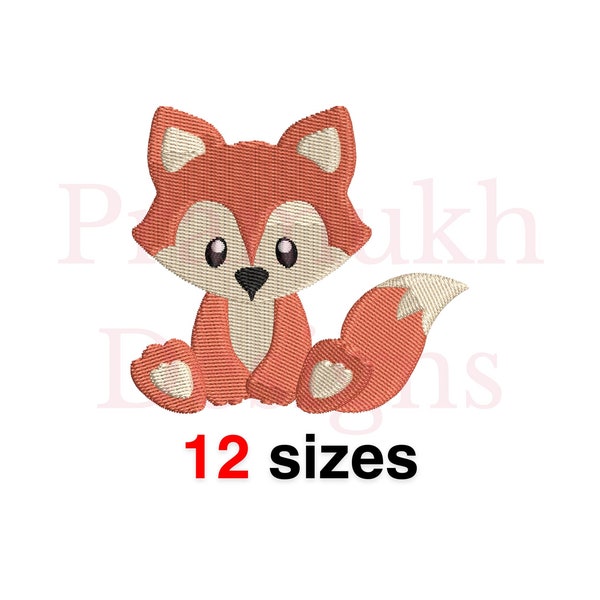 Baby Fox Embroidery - Etsy