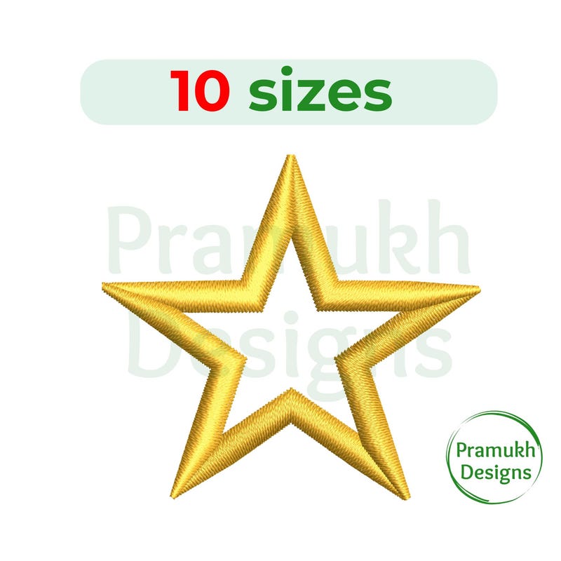 Star Embroidery - Etsy