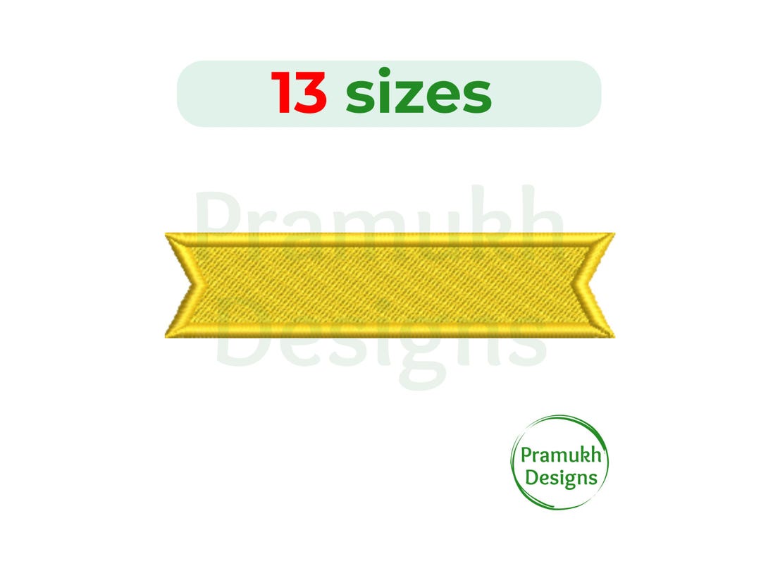 Ribbon Banner Embroidery Design. Ribbon Banner Silhouette. Ribbon ...