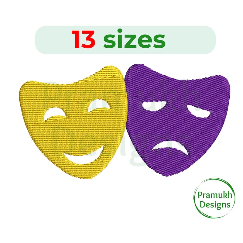Mask Machine Embroidery Design - Etsy