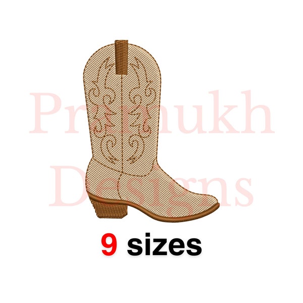 Cowboy Embroidery Design - Etsy