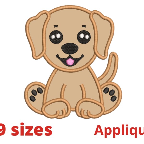 Lab Applique Design - Etsy