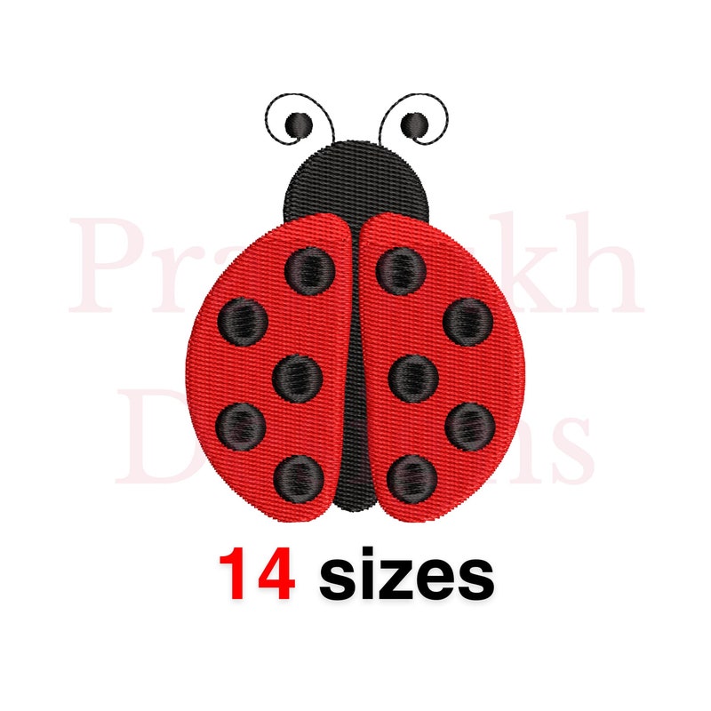 Ladybug Embroidery - Etsy