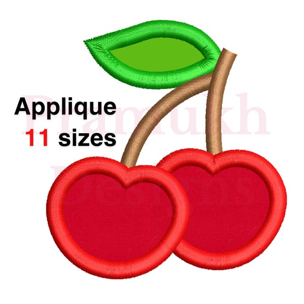 Cherry Applique - Etsy