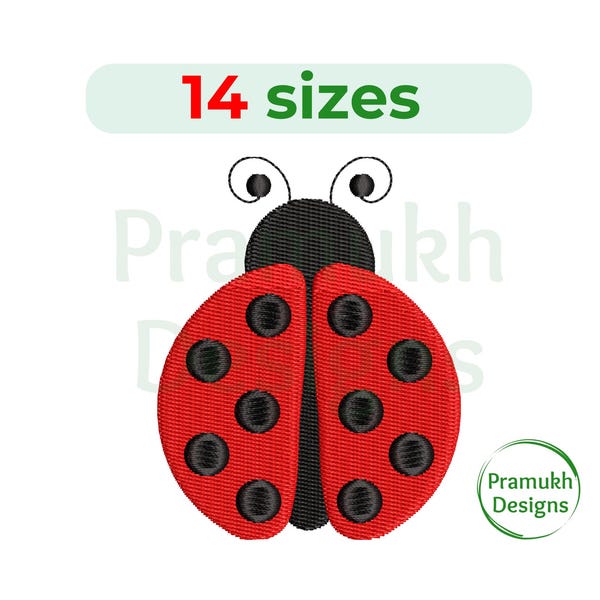 Ladybug Embroidery Design - Etsy