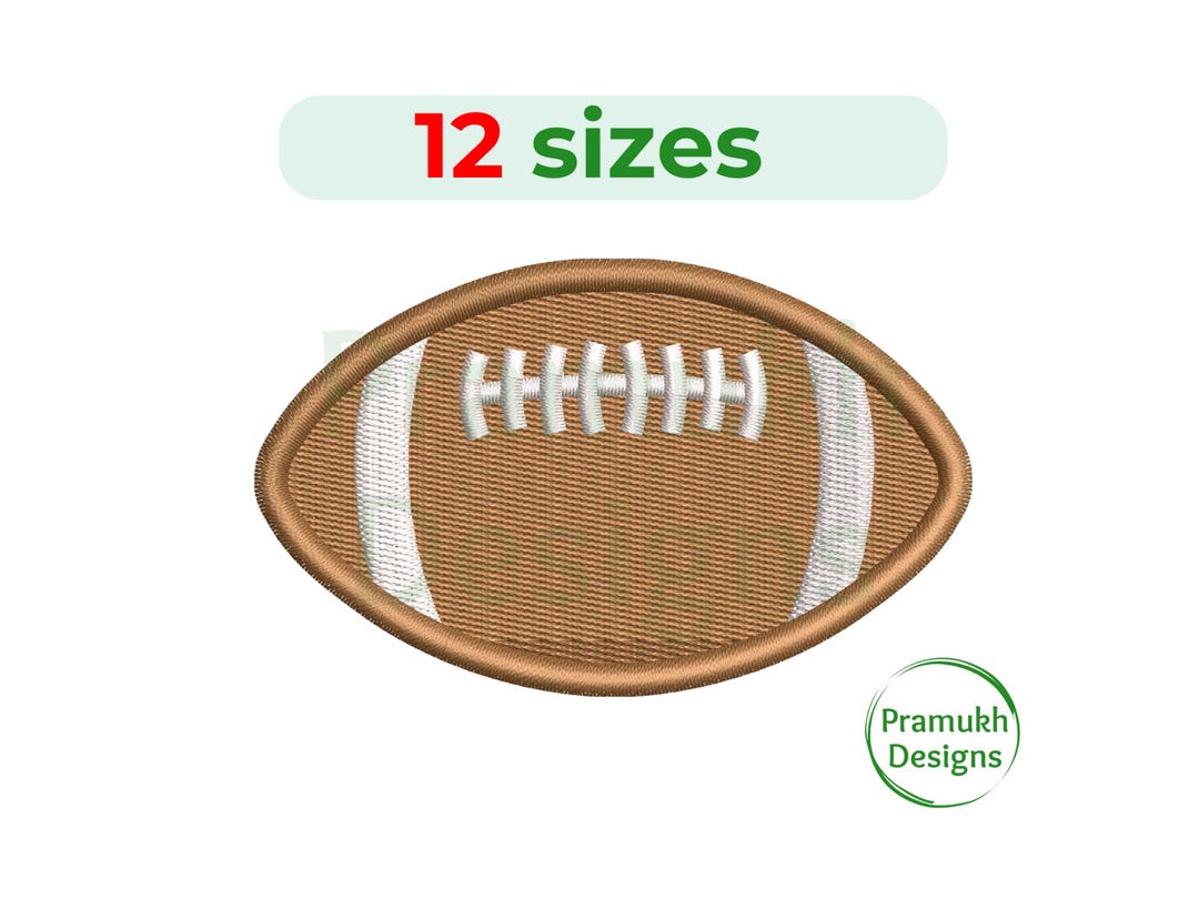 Football Embroidery Design. Football Mini Embroidery. Machine ...