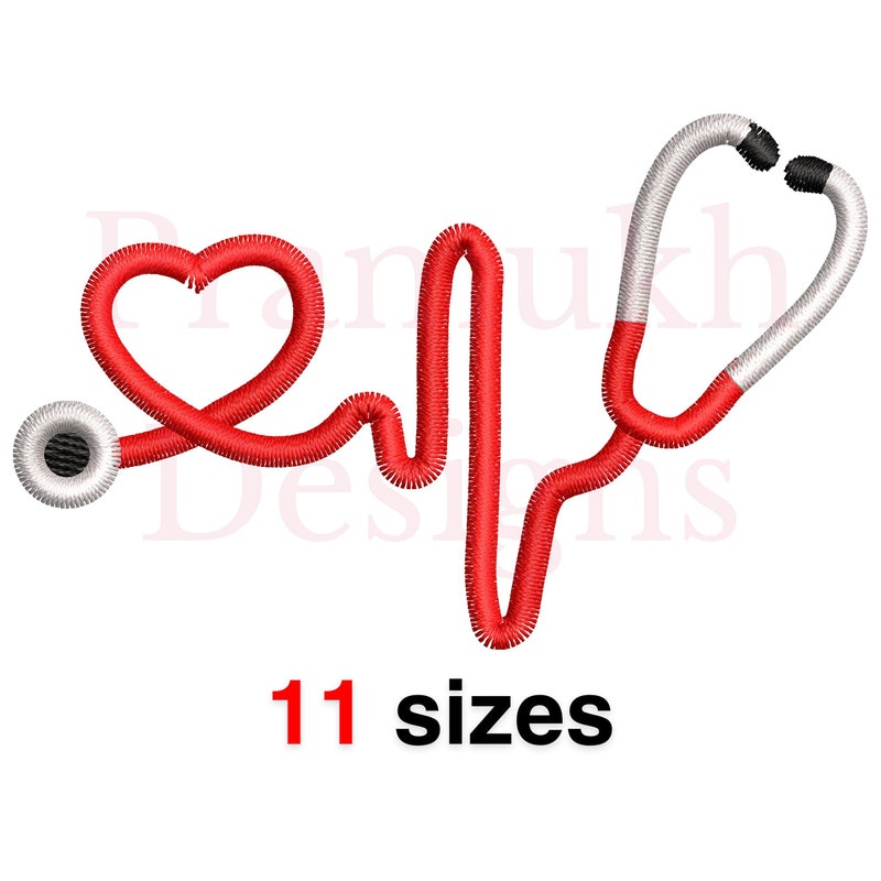 Stethoscope Embroidery Design - Etsy
