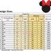 Set 14 Size Mickey and Minnie Embroidery Design. Mouse Embroidery ...
