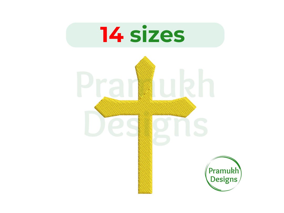 Easter Cross Embroidery Design. Cross Embroidery. Christian Cross ...