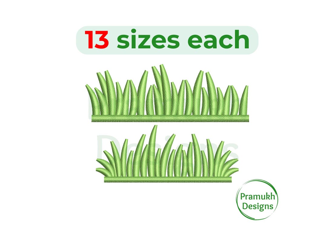 Grass Embroidery Design. Grass Silhouette. Grass Design. Embroidery ...