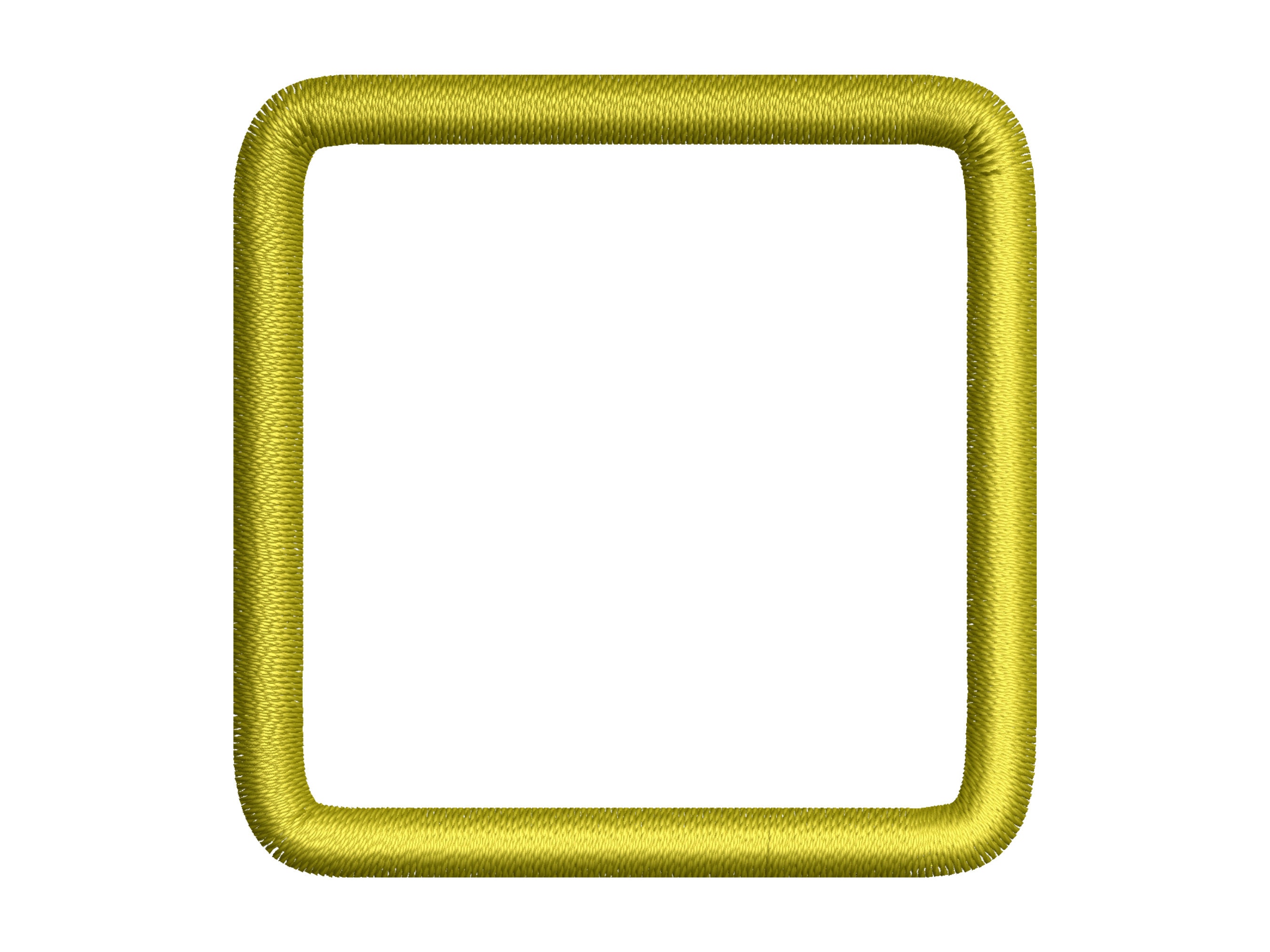 Square Applique Embroidery Design. Square Embroidery Design. Applique ...