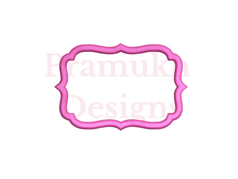 Frame Applique Design. Embroidery Pattern Frame. Embroidery Applique ...