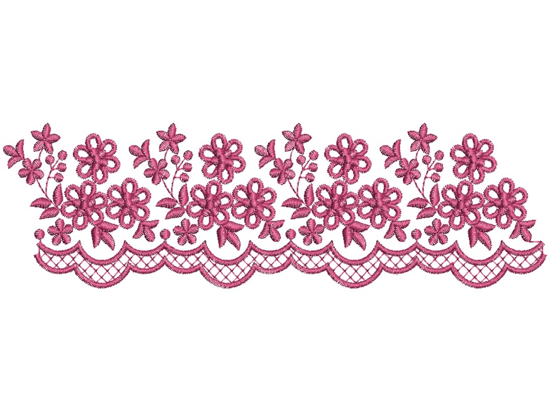 Border Embroidery Design machine Embroidery Pattern-border - Etsy