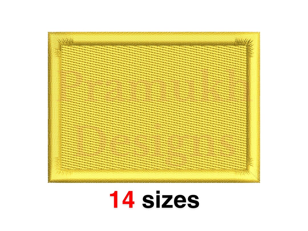Rectangle Embroidery Design. Rectangle Monogram Design. Rectangle Mini ...