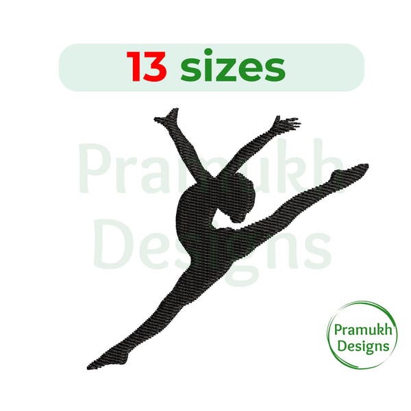 Dancer Embroidery Design - Etsy