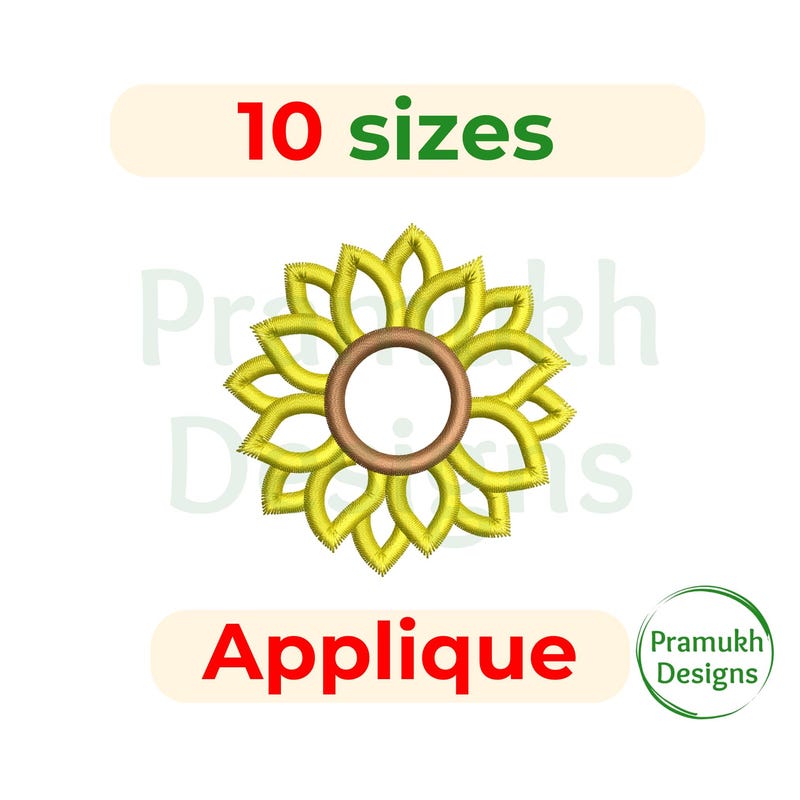 Sunflower Embroidery - Etsy