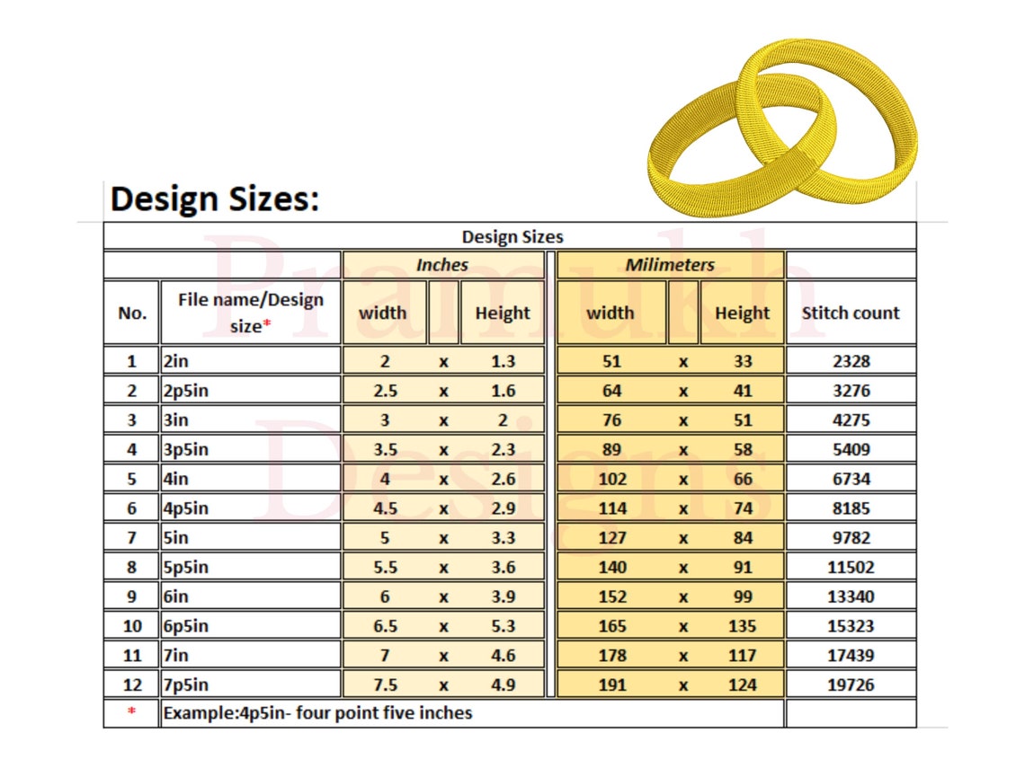Wedding Rings Embroidery Design. Wedding Ring Design. Wedding ...
