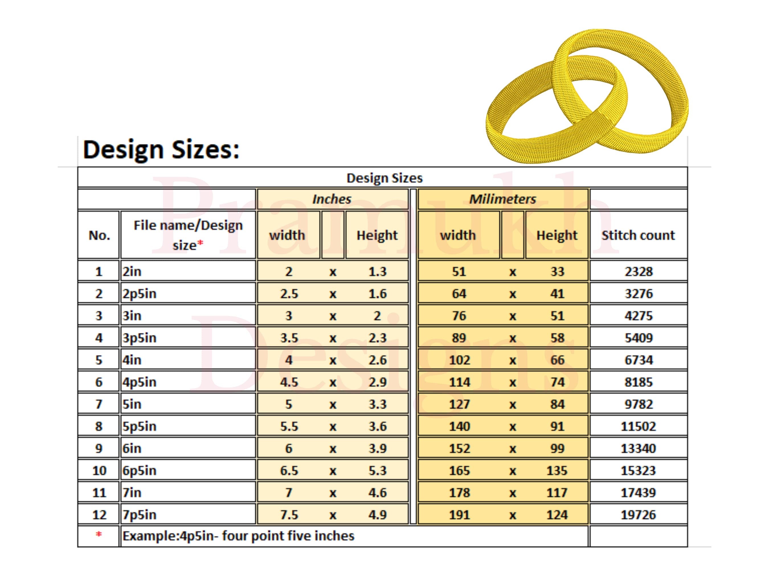 Wedding Rings Embroidery Design. Wedding Ring Design. Wedding ...