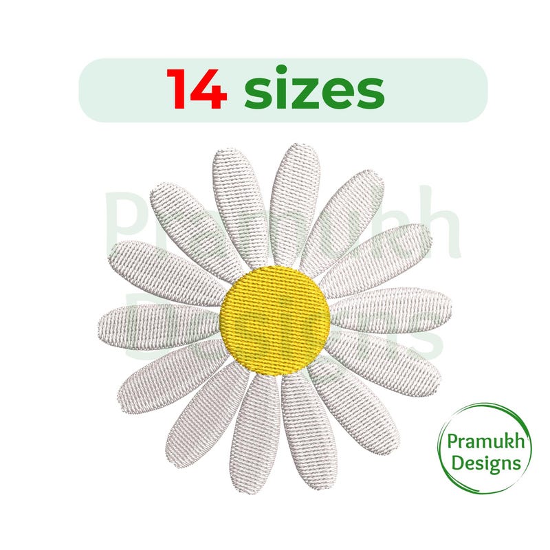 Daisy Embroidery Pattern - Etsy