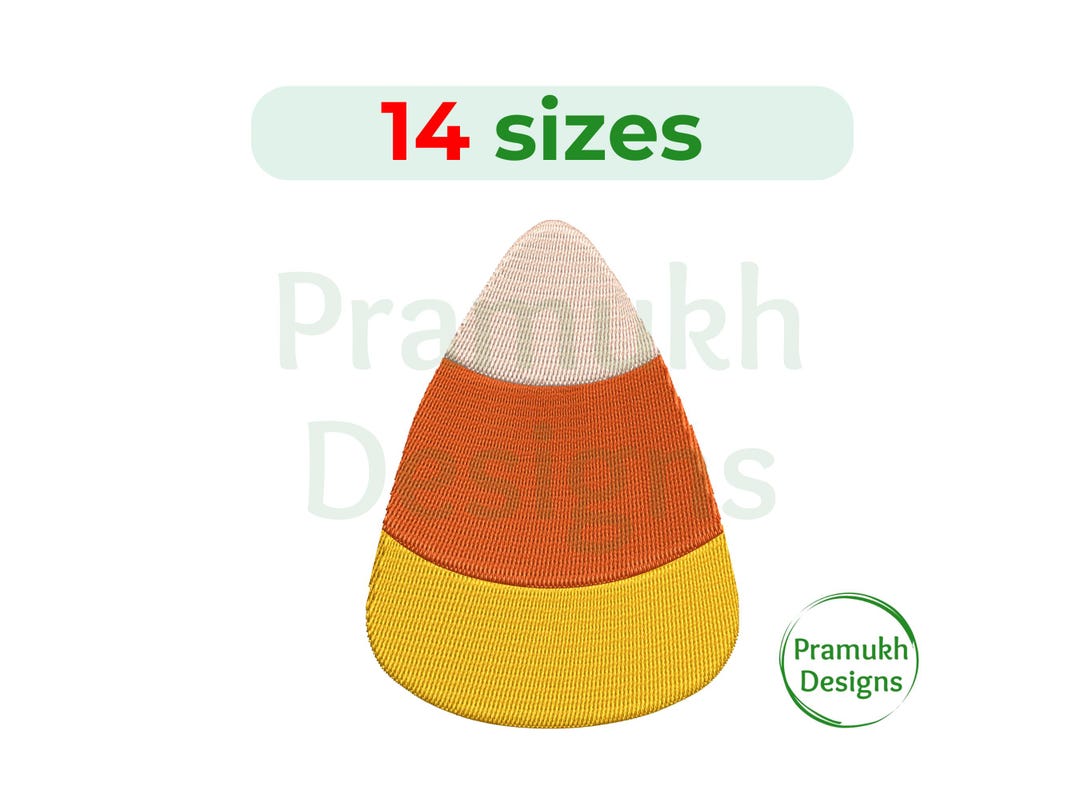 Candy Corn Embroidery Design. Candy Corn Design. Candy Corn Mini. Candy ...