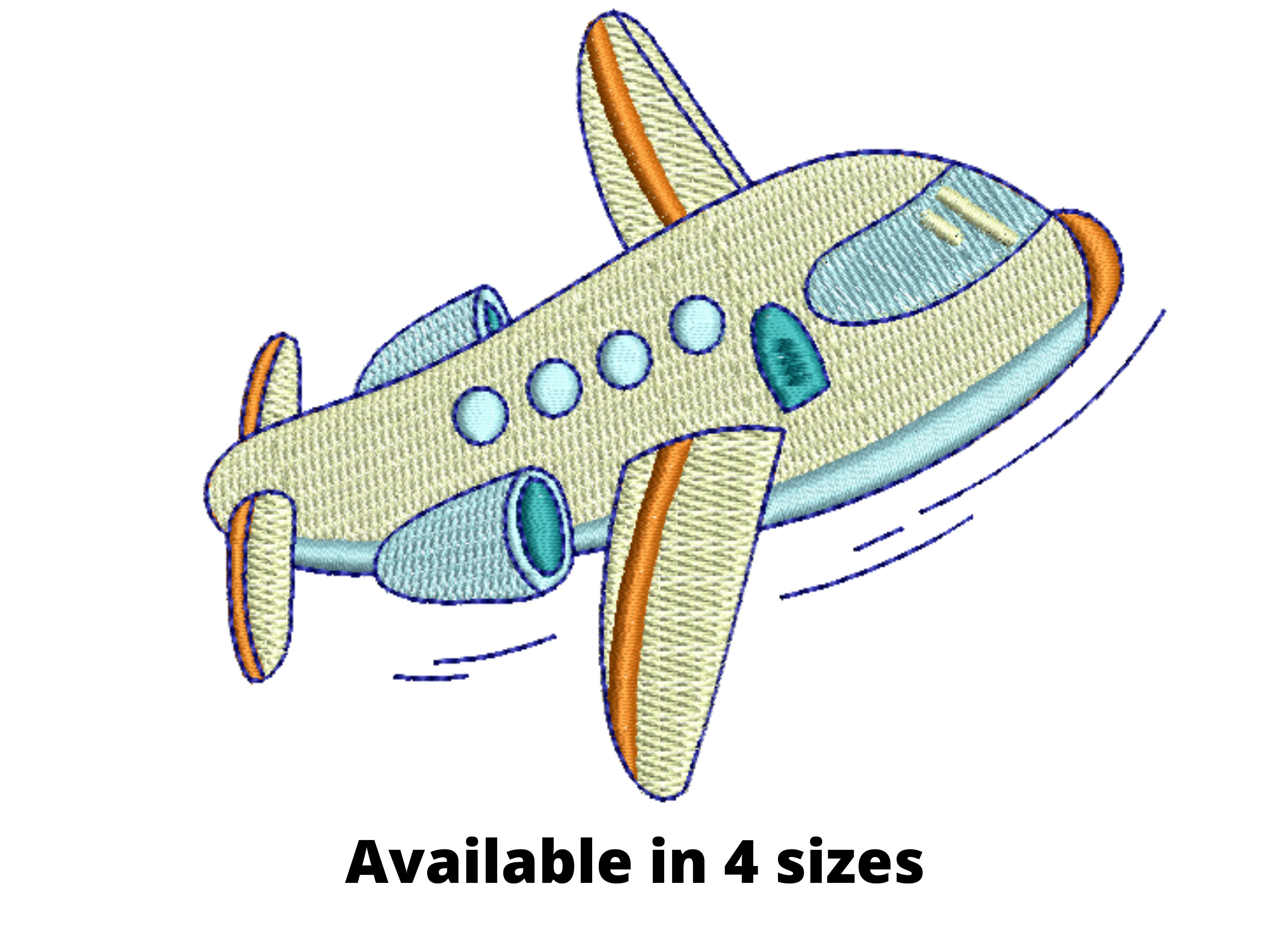 Plane Embroidery Design-machine Embroidery Pattern-aeroplane - Etsy