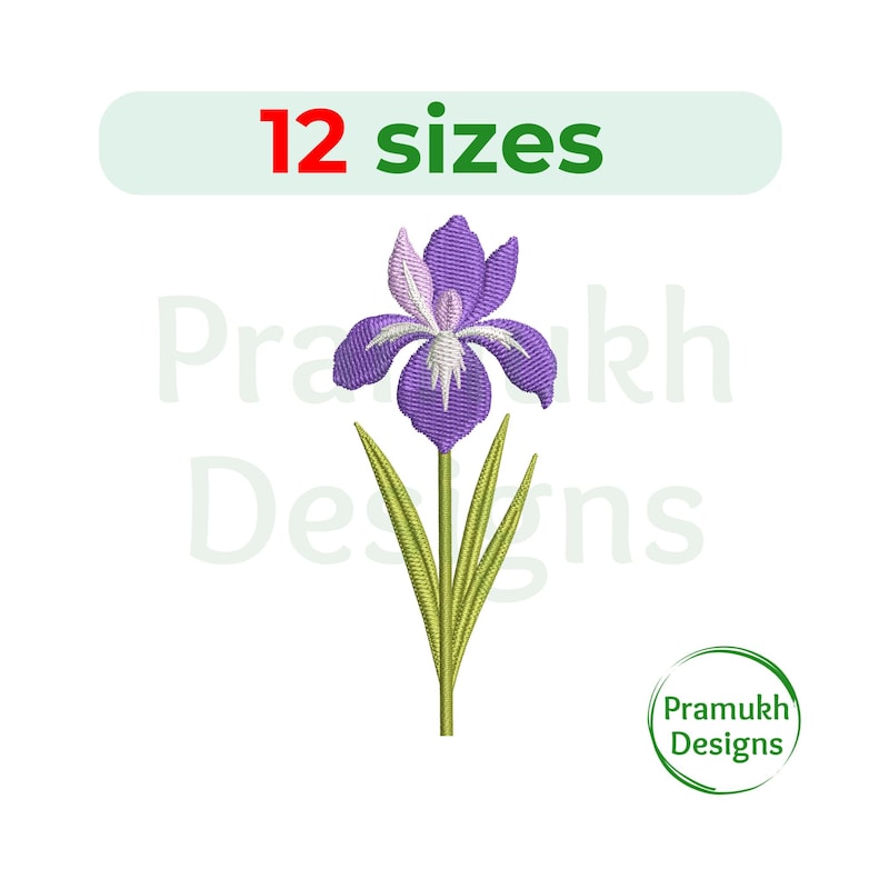Iris Flower Digital Kit - Etsy