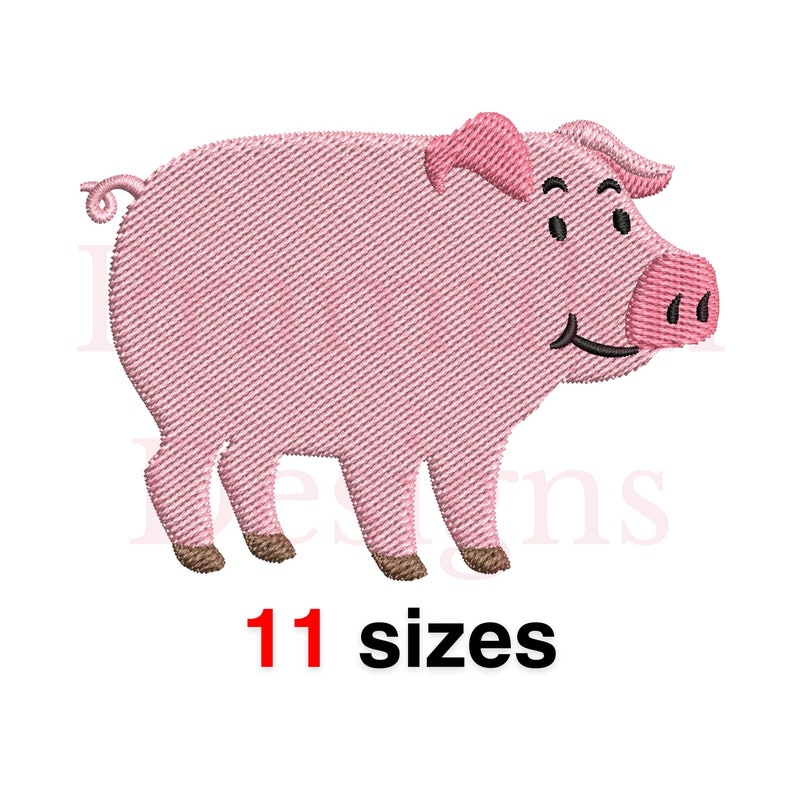 Pig Embroidery - Etsy