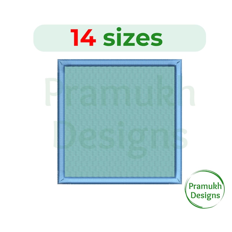 3 Inch Square Embroidery - Etsy