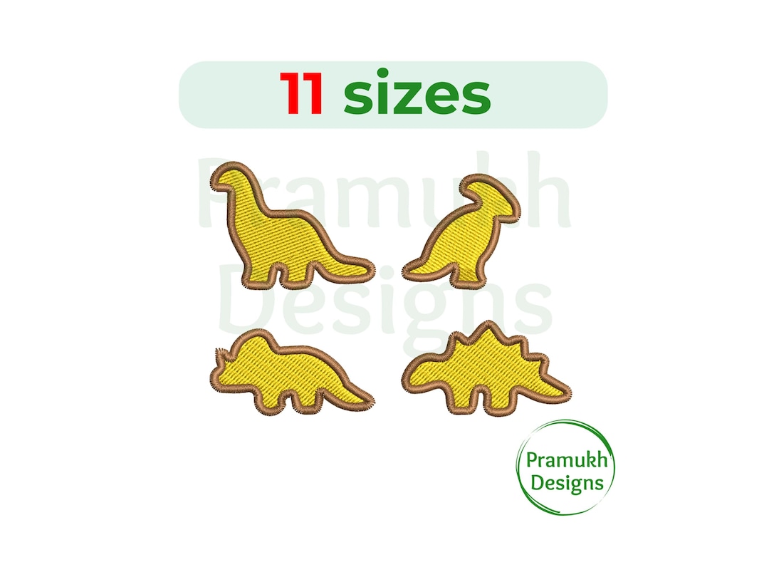 Dinosaur Nuggets Embroidery Design. Dinosaur Nuggets Mini. Dinosaur ...