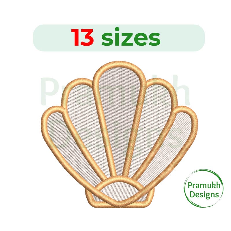 Sea Shells Machine Embroidery - Etsy