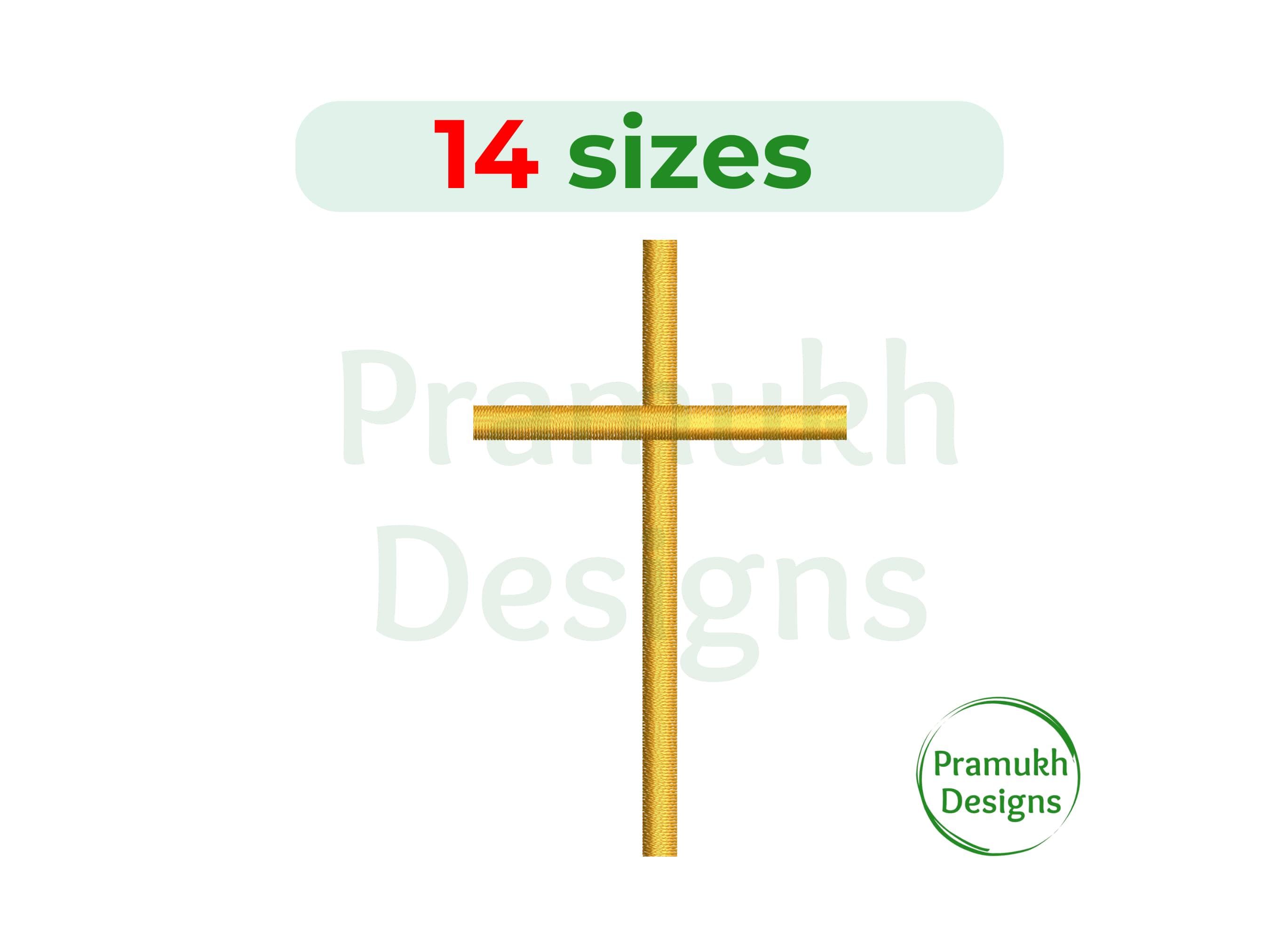 Tiny Cross Embroidery Design (1–7.5 Inch) – Mini Cross, Easter Cross ...