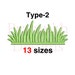 Grass Embroidery Design. Grass Silhouette. Grass Design. Embroidery ...