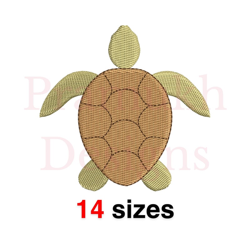 Turtle Embroidery - Etsy