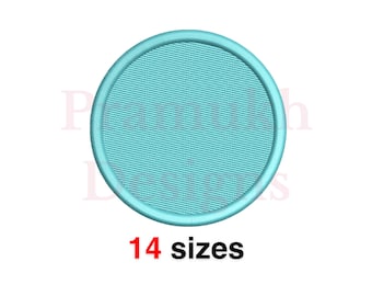 Circle Machine Embroidery Design, Circle Embroidery Design, Circle ...